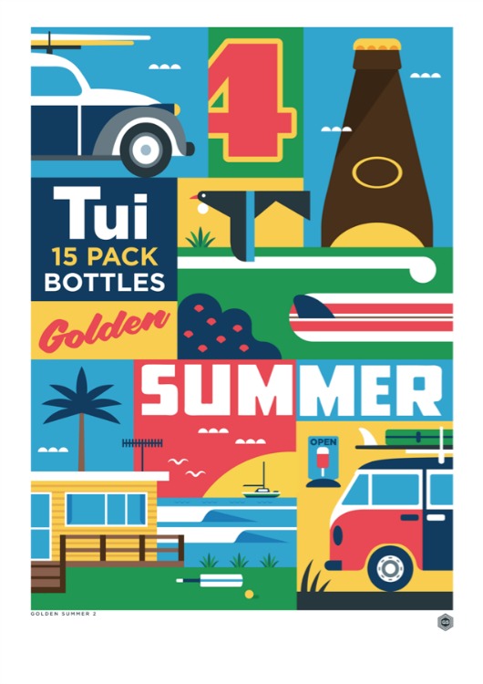 Greg Straight kiwiana art print for sale online - Golden Summer 2