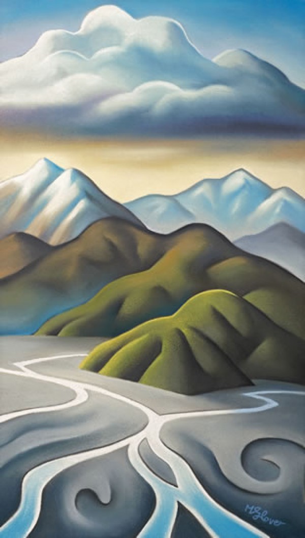 Confluence Canvas Art Print by Mike Glover: New Zealand Fine Prints