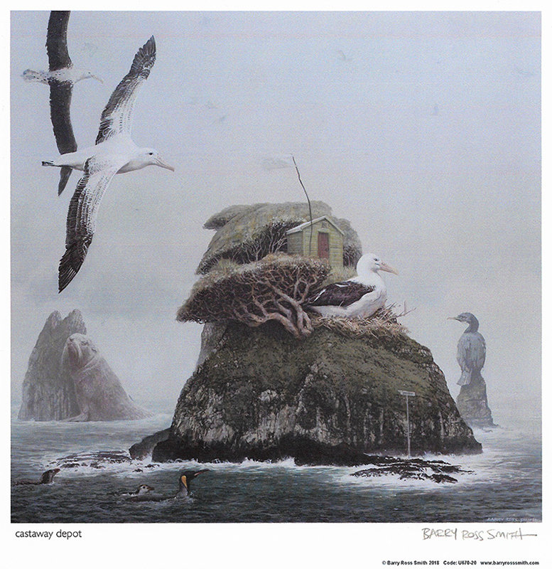 Castaway Depot - Buy prints of NZ artist Barry Ross Smith’s island ...