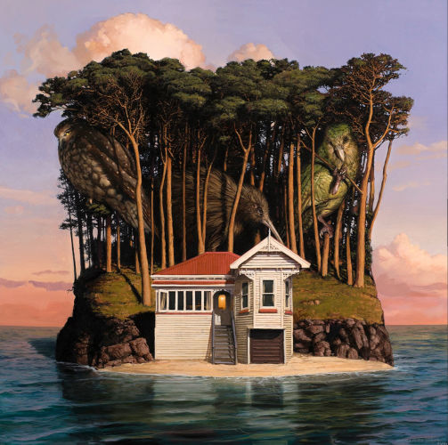 NZ Artist Barry Ross Smith’s Print “Wanders Nightsong 2”