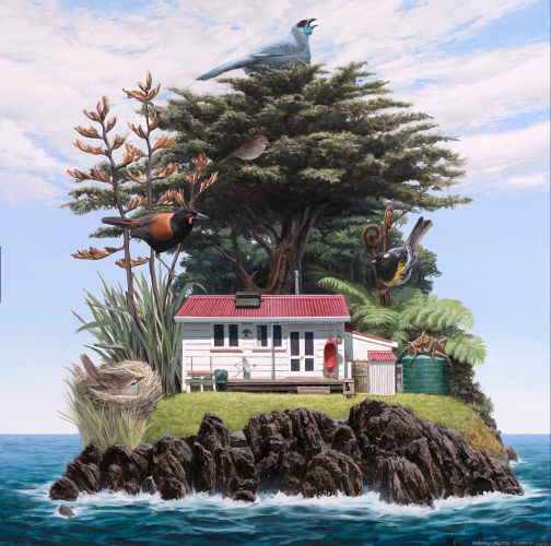 Ark 2 - Contemporary NZ art print for sale by Barry Ross Smith