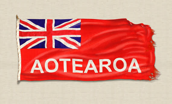 Lester Hall Print “Aotearoa Flag” | New Zealand Fine Prints