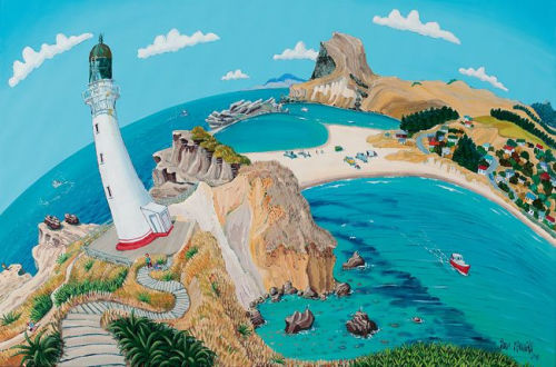 “Castle Point” - Print for Sale Online by NZ Artist Timo Rannali