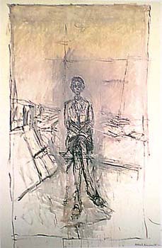 Annette in the Studio by Alberto Giacometti: New Zealand Fine Prints