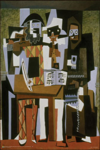 Three Musicians | Cubist Poster by Picasso for sale