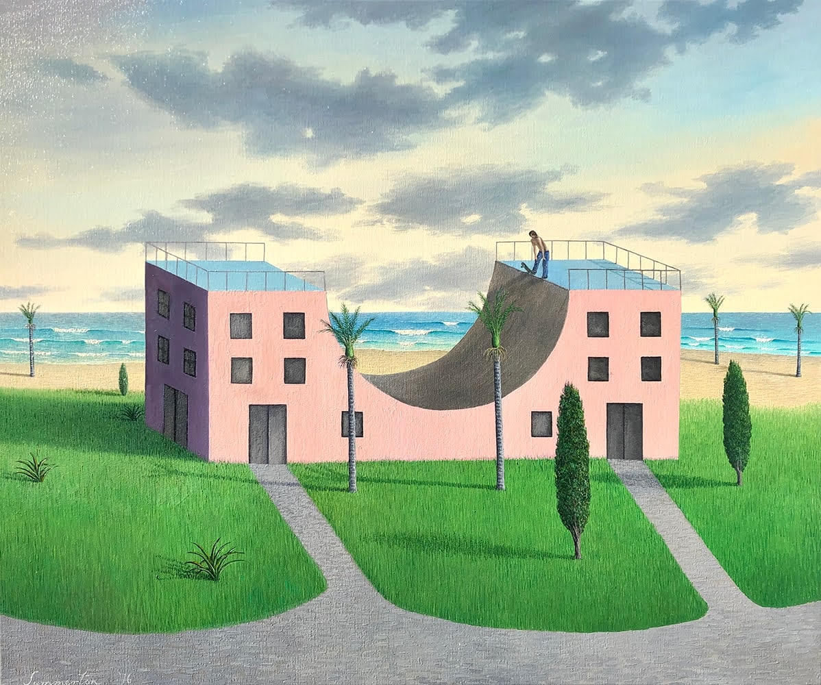 Skatehouse - Justin Summerton Limited Edition Print for sale at NZ Fine ...