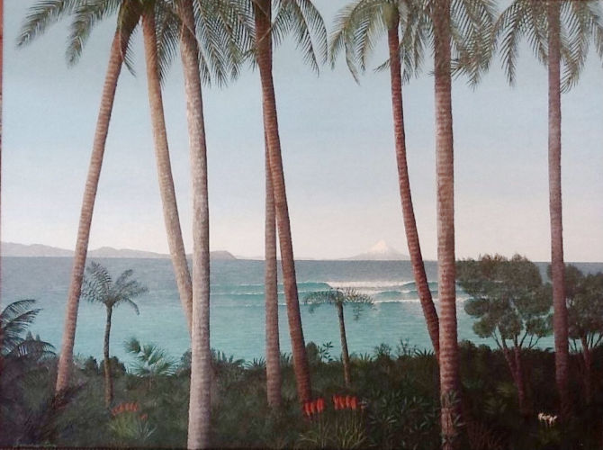 Mt Taranaki from Ruapuke - Buy Justin Summerton’s Limited Edition Print ...