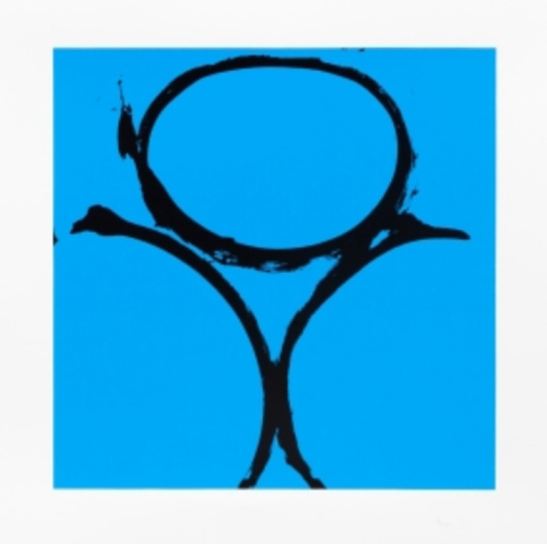 Michael Smither Prints | Buy Rocks Revisited - Blue direct from NZ Fine ...