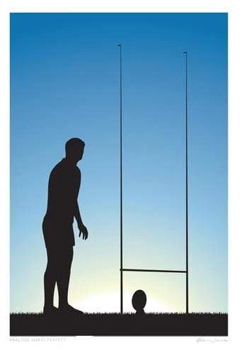 Rugby Print | NZ sport wall art by kiwi artist Glenn Jones for sale