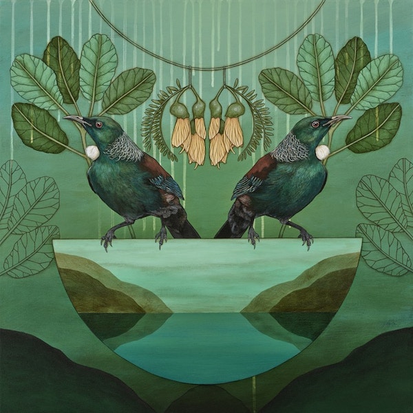 NZ Canvas Wall Art by Kathryn Furniss | Just the Two of Us