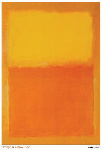 Mark Rothko Poster - “Orange & Yellow”