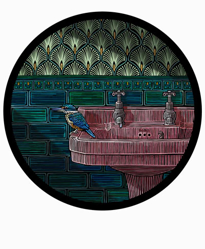 The King by Angela Croft: New Zealand Fine Prints