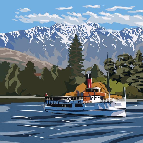 NZ Canvas Wall Art by Ira Mitchell | Earnslaw