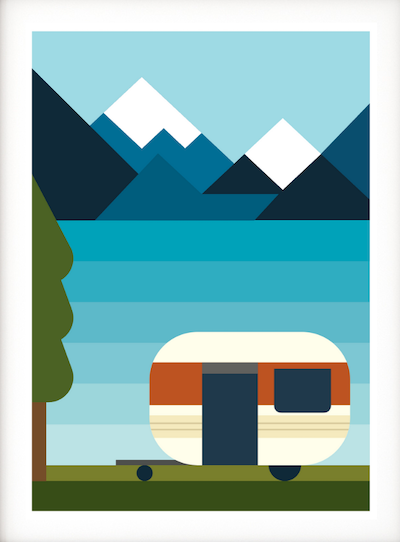 Room with a View - Print for sale by NZ artist Greg Straight