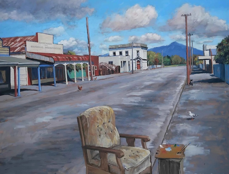 Painting Mangaweka | Buy W A MacCormick prints direct from NZ's art ...