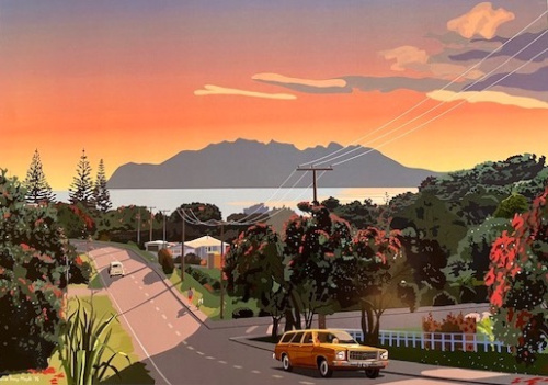 Road to Leigh 1979 by Terry Moyle & Rosie Louise: New Zealand Fine Prints