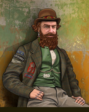 Johnny Johnston by Lester Hall: New Zealand Fine Prints