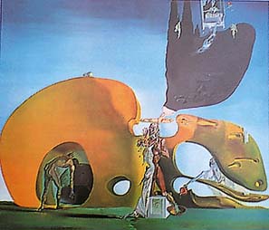 Print for sale of Birth of Liquid Desires by Salvador Dali