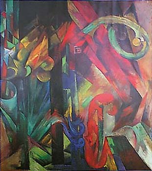 Forest with Squirrel by Franz Marc: New Zealand Fine Prints