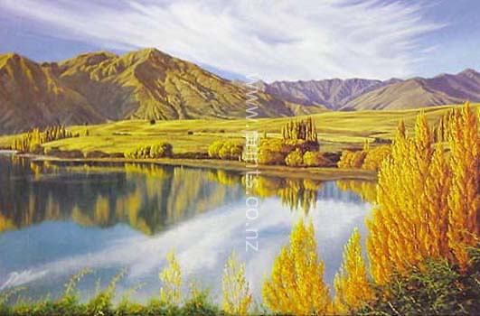 Buy Prints of Glendhu Bay Wanaka by NZ Artist Peter Morath | NZ Fine Prints