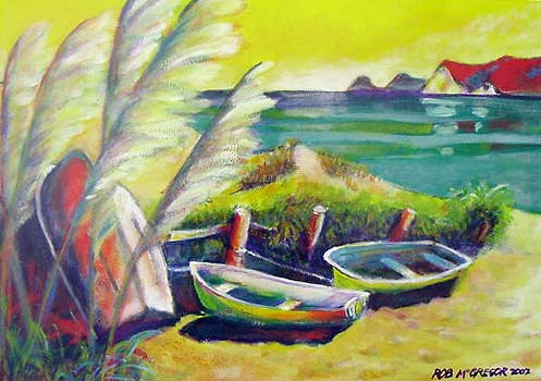 Toi Toi Print by Rob McGregor: New Zealand Fine Prints