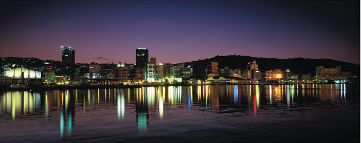 Wellington Lights Photograph: New Zealand Fine Prints