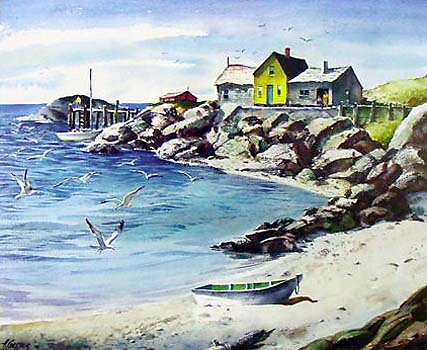 Buy Henry Gasser Wall Art | Surf, Sand & Rocks Fine Art Print