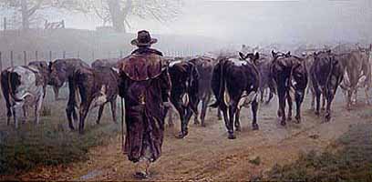 Landscape in Grey by Barry Ross Smith: New Zealand Fine Prints