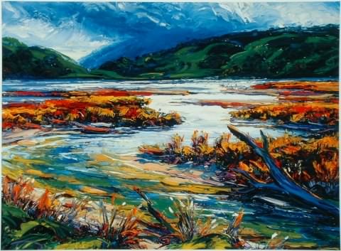 Pauatahanui by Richard Ponder: New Zealand Fine Prints