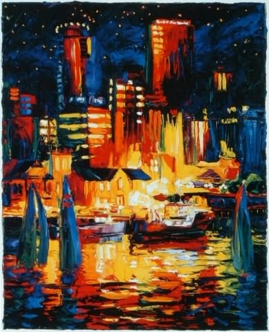 Friday Night in Wellington | Art Print for sale by Richard Ponder