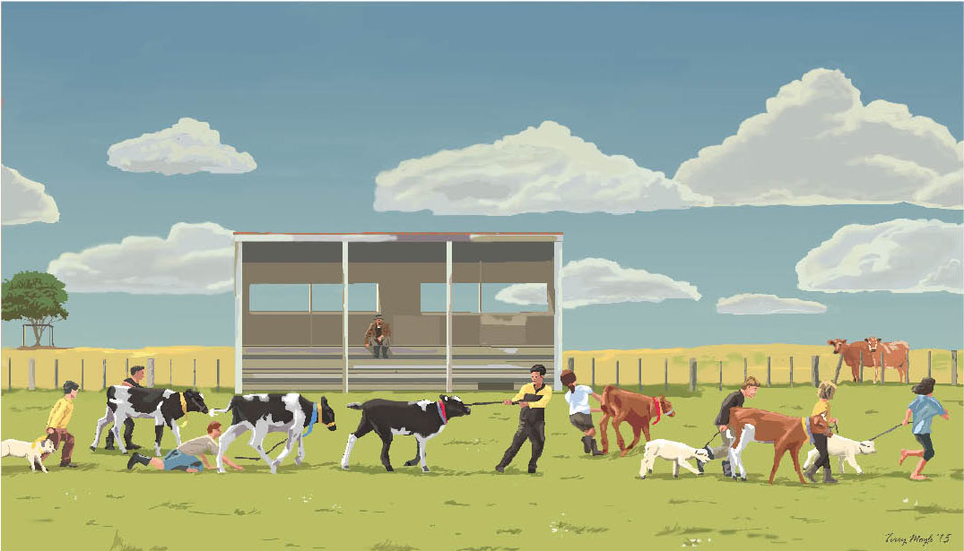 Pet Day by Terry Moyle & Rosie Louise: New Zealand Fine Prints