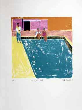 Point Erin Pool by Kate Small: New Zealand Fine Prints