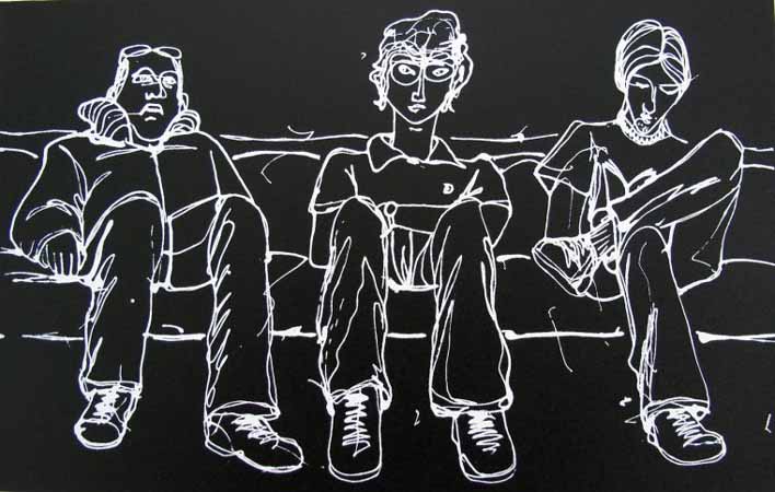 Waiting Around by Peter Lambert: New Zealand Fine Prints