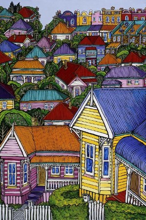 Heaven is Home | Print for sale by NZ artist Fiona Whyte