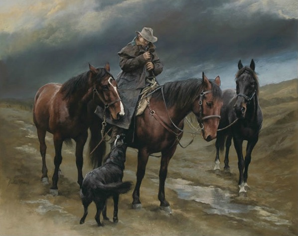 Print of Julie Greig’s Painting “Southerly Change” for Sale at NZ Fine ...