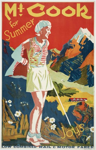 Mount Cook for Summer Joys: New Zealand Fine Prints