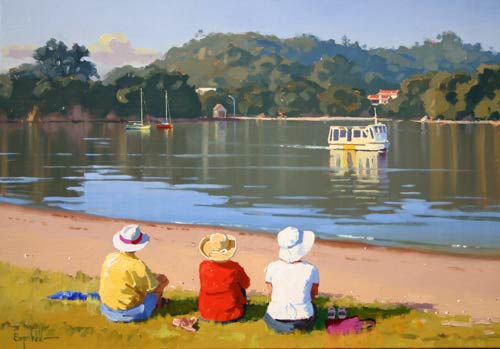 Ferry Landing Whitianga by NZ Artist Simon Williams