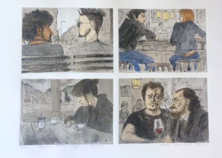 Peter Lambert’s Solar Tint Etching “Bateau June Cafe in Berlin” for ...