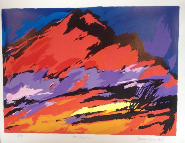 Mount Cook Limited Edition Print by Sean Chen