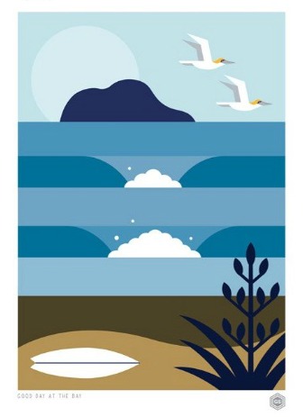 “Good Day at the Bay” - Buy prints of Maori Bay by NZ artist and keen ...