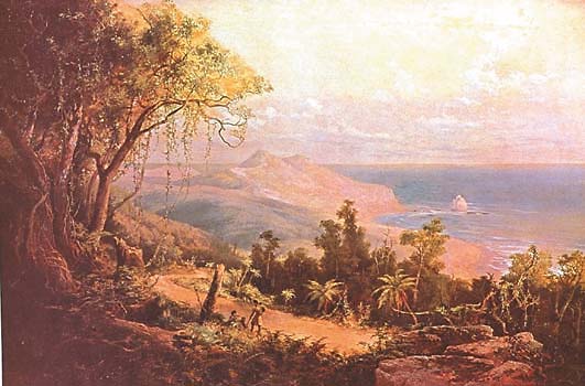 Sandfly Bay, Otago by Nicholas Chevalier: New Zealand Fine Prints