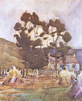 Near Motueka by Owen Merton: New Zealand Fine Prints