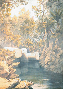 Jam in the Lava Cleft by Alfred Sharpe: New Zealand Fine Prints