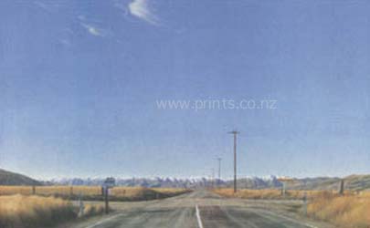Boundary Rd Print by Grahame Sydney: New Zealand Fine Prints