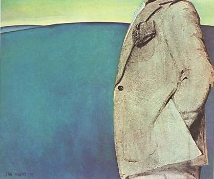 Print for Sale of Man From the City by Jan Nigro