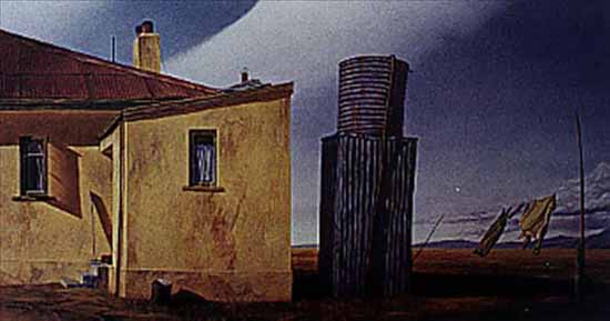 Behind Stan's by Grahame Sydney: New Zealand Fine Prints