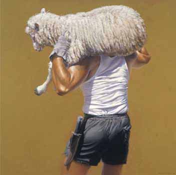 The Shepherd by Barry Ross Smith: New Zealand Fine Prints